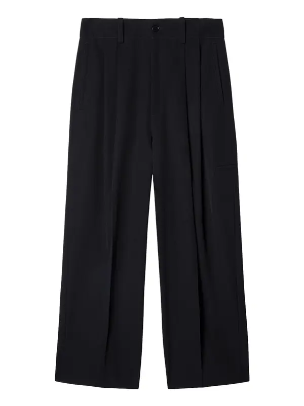 Off-White Darted Tailored Trousers - Black