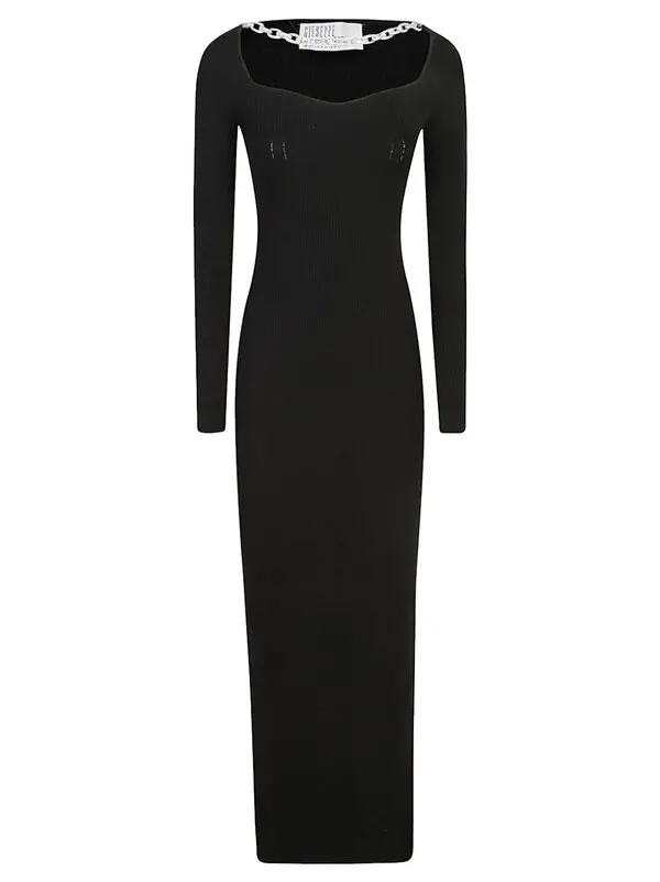 Giuseppe Di Morabito Fine-ribbed Bodycon Dress - Black