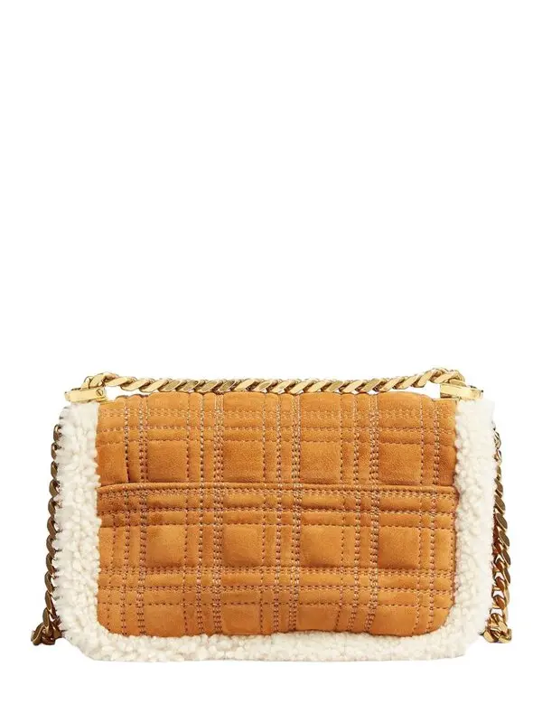 Dsquared2 Quilted Suede Shoulder Bag - Brown