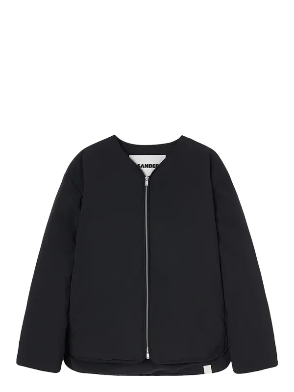 JIL SANDER Zip-up Jacket - Black