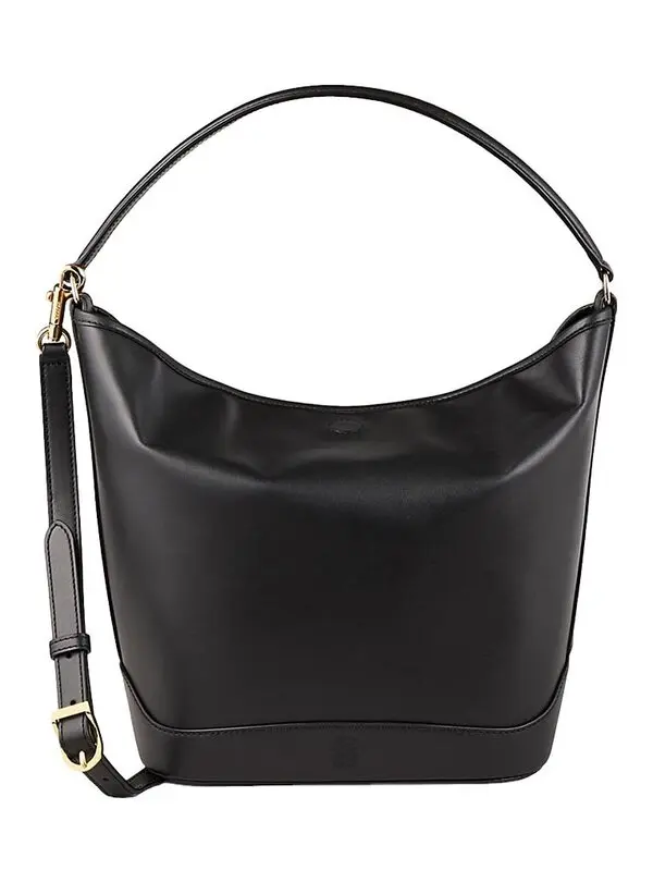 Sandro Tangoso Shoulder Bucket Bag - Black