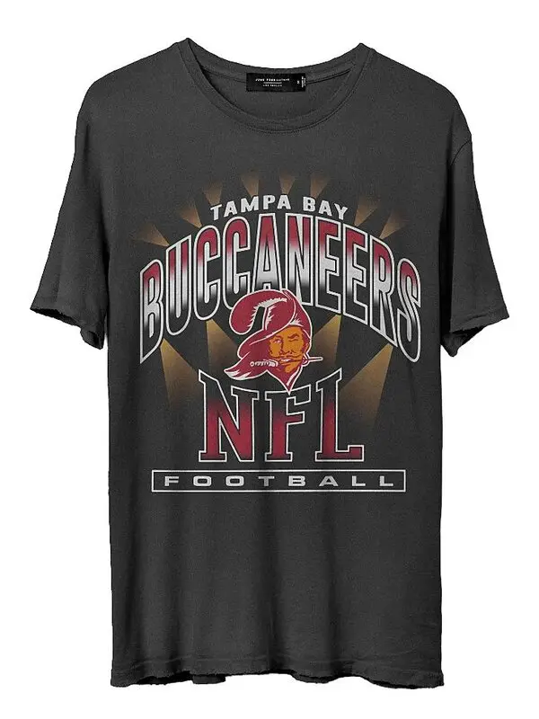 Junk Food Clothing Nfl Tampa Bay Buccaneers Chrome Flea Market Tee - Midnight