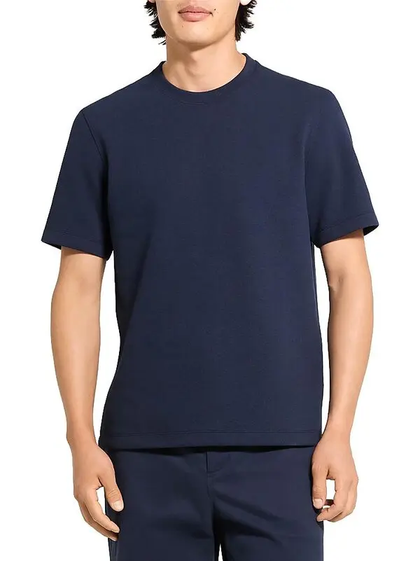 Theory Delroy Double Pique Jersey Tee - Baltic