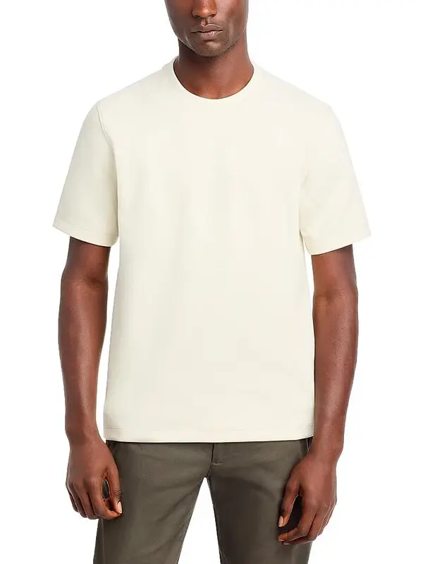 Theory Delroy Double Pique Jersey Tee - Winter White