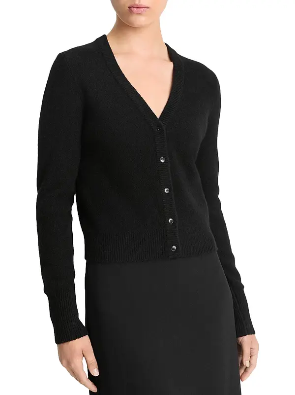 Vince Cashmere Cardigan - Black
