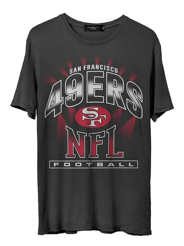 Junk Food Clothing Nfl San Francisco 49ers Chrome Flea Market Tee - Midnight