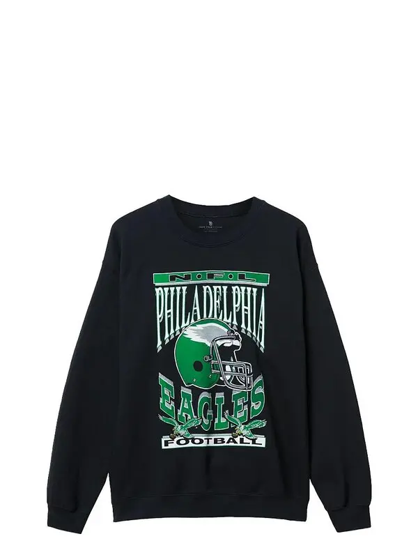 Junk Food Clothing Nfl Helmet Crew - Philadelphia Eagles