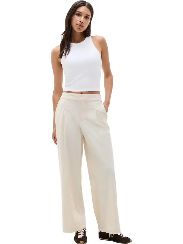 Athleta Pinnacle High-rise Trousers - Bone