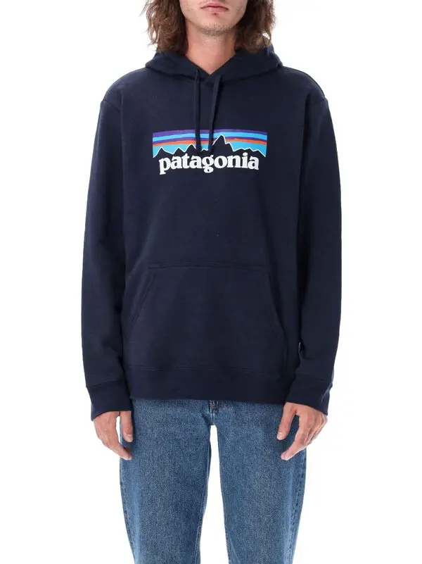 Patagonia P-6 Logo Uprisal Hoodie - New Navy