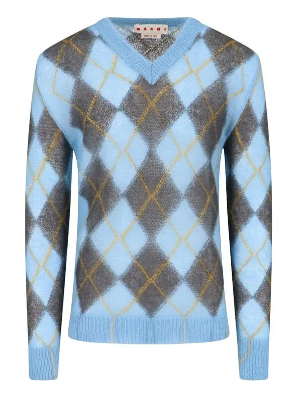Marni Mohair-blend Sweater - Blue
