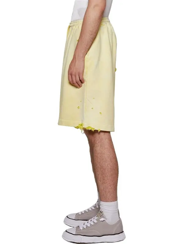 Mihara Yasuhiro Sun Faded Shorts - Yellow