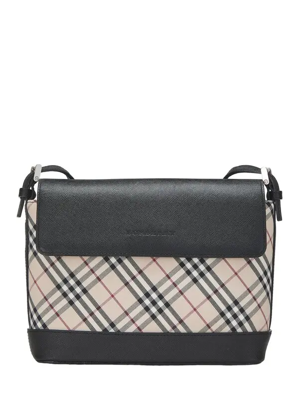 Burberry House Check Jacquard Crossbody - Black