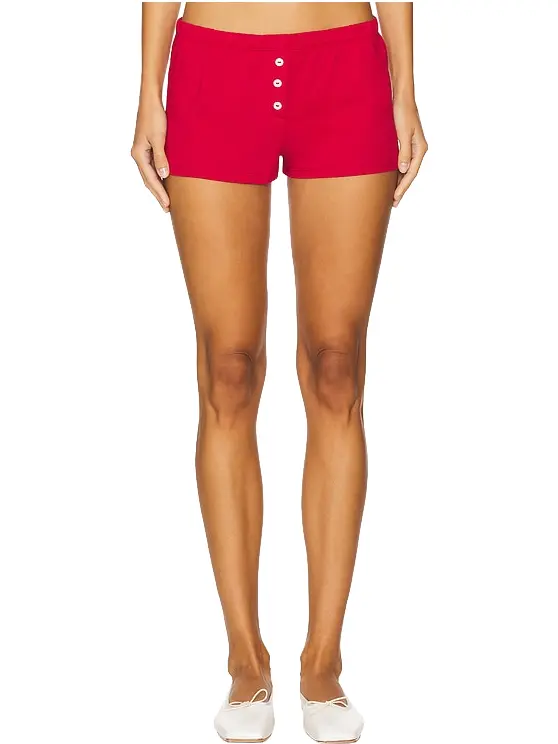 BELLA VENICE Lucky Shorts - Red