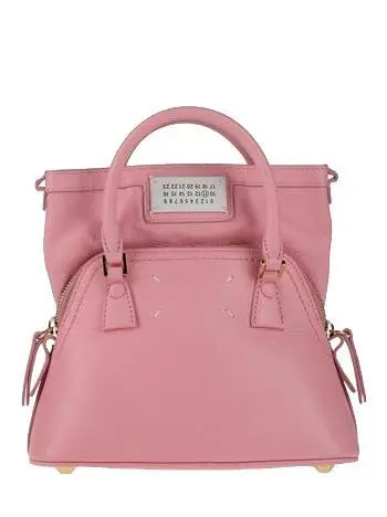 MAISON MARGIELA Handbag In Goat Skin And Cow Leather - Pink