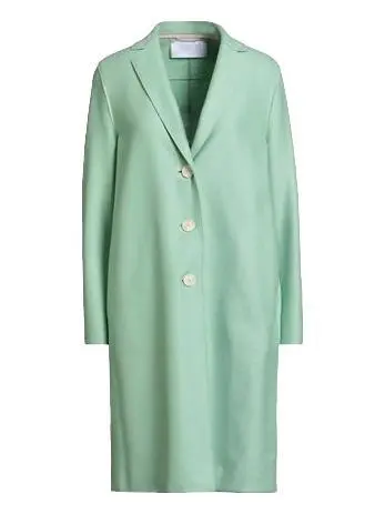 Harris Wharf London Light Virgin Wool Coat - Green
