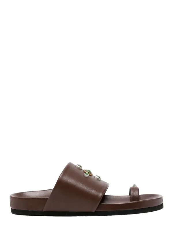 MADISON.MAISON Tyche Toe Ring Sandals - Brown