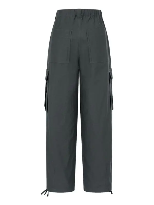 STUDIO TOMBOY Straight-leg Cargo Trousers - Grey