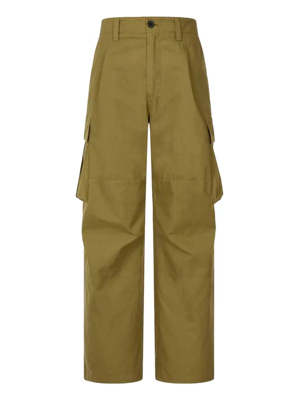 STUDIO TOMBOY Straight-leg Cargo Trousers - Green