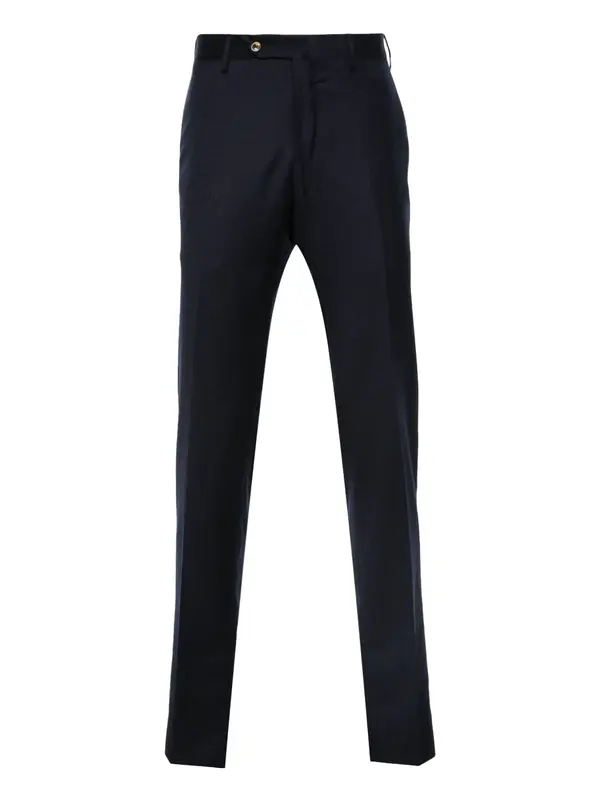 PT TORINO Pressed-crease Trousers - Blue