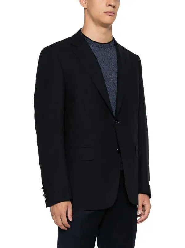 Canali Wool Blazer - Blue