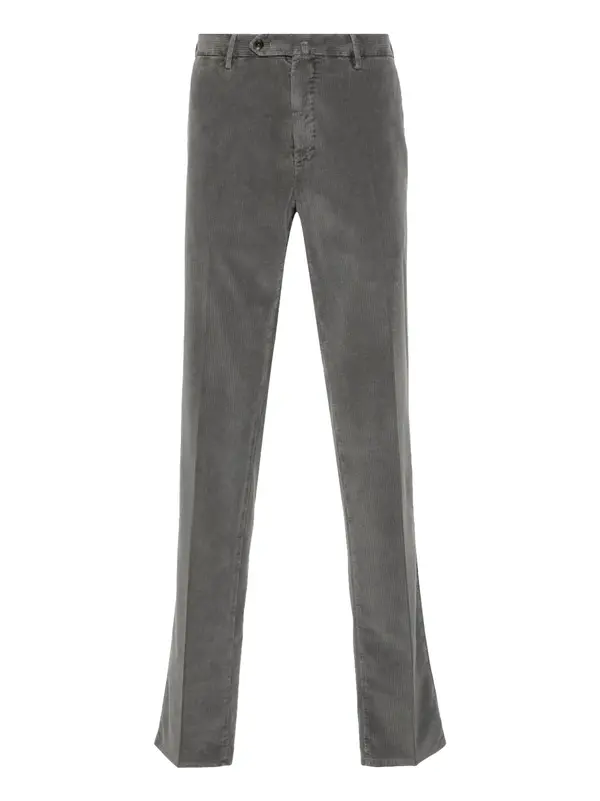PT TORINO Pressed-crease Trousers - Grey
