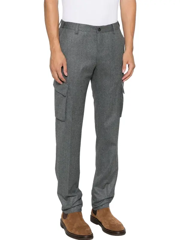 Corneliani Wool Trousers - Grey