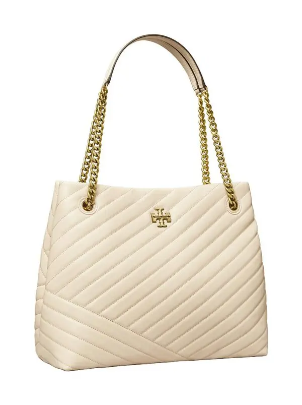 Tory Burch Kira Chevron Tote - New Cream