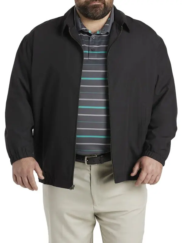 HARBOR BAY BY DXL Harbor Bay Golf Jacket - Black