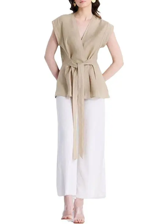 REISTOR Power Moves Short Sleeve Top - Neutral Beige