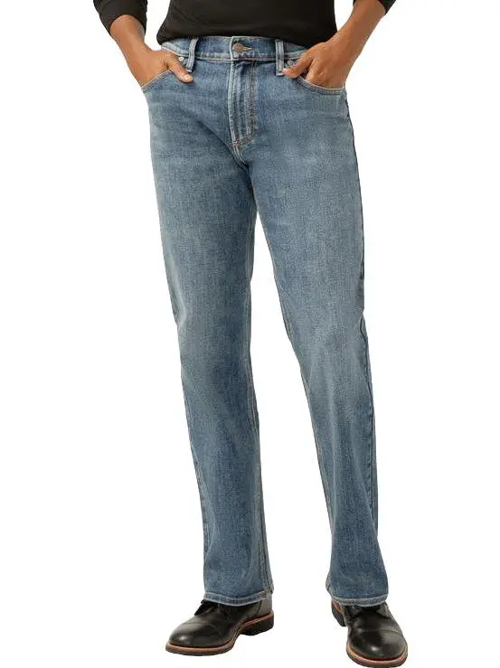 SILVER JEANS CO. Zac Relaxed Straight Leg Jeans - Indigo