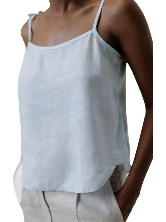 REISTOR Tie-up Camisole Top - Summer Blue