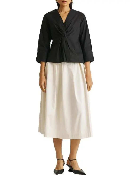 REISTOR Front Twist Top - Black