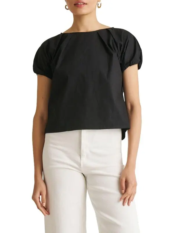 REISTOR Balloon Sleeve Top - F4/wildflower Waltz