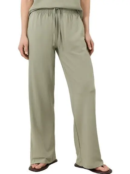 PACT Luxe Essential Wide Leg Pant - Seagrass