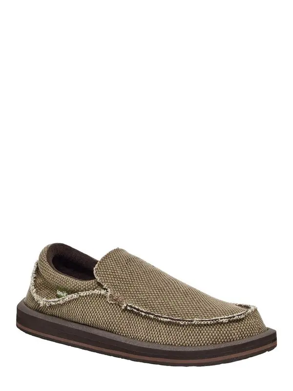 Sanuk Chiba Woven Slip-on - Brown