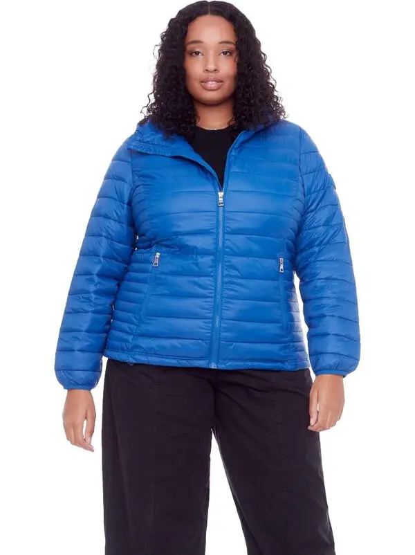 ALPINE NORTH Yoho Lightweight Packable Puffer Jacket - Cobalt