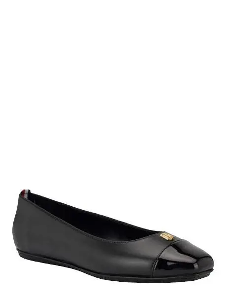 Tommy Hilfiger Bekim Cap-toe Flat - Blk02