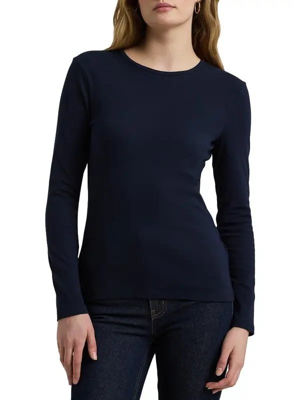 Ralph Lauren Long-sleeve Top - Lauren Nav