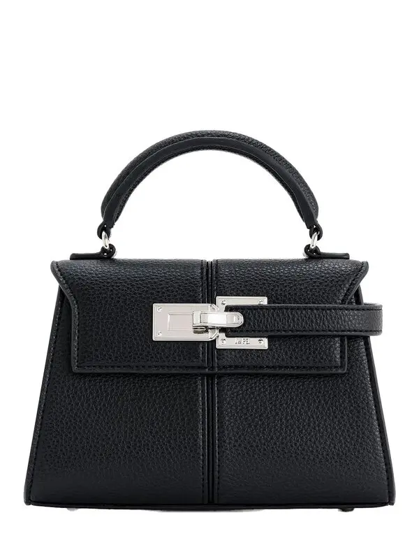 Jw Pei Elise Faux Leather Top Handle Bag - Black