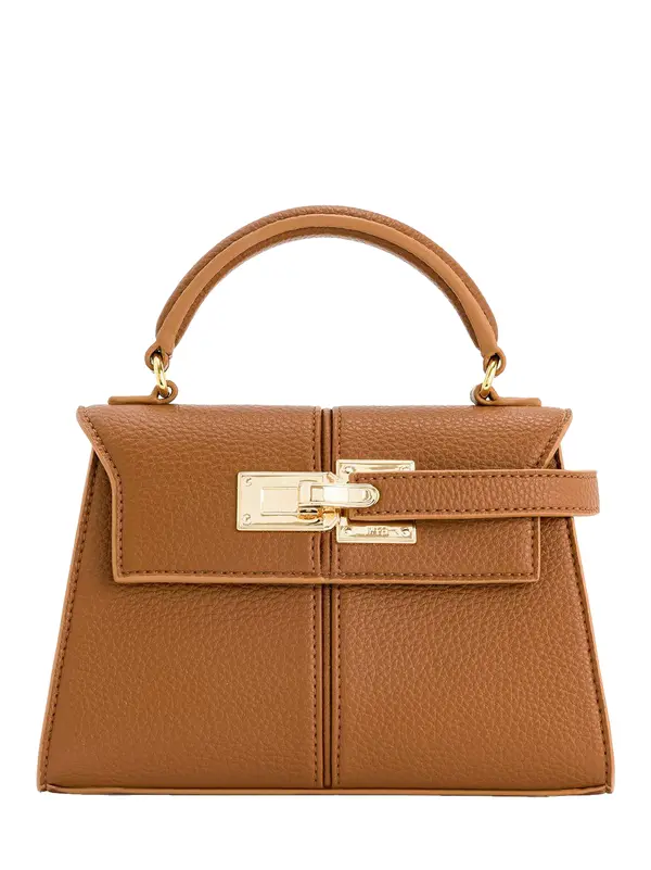 Jw Pei Elise Faux Leather Top Handle Bag - Brown