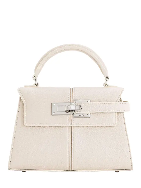 Jw Pei Elise Faux Leather Top Handle Bag - White