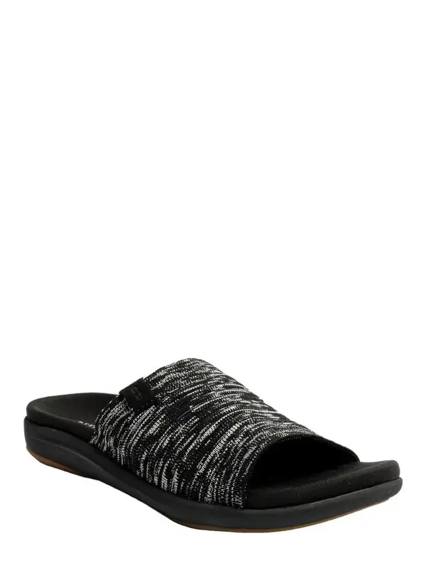 REVITALIGN Vanessa Slide Sandal - Black