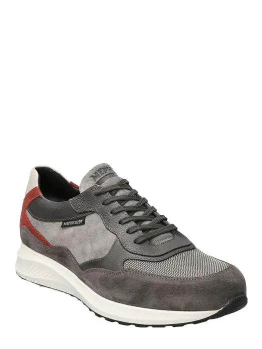 Mephisto Driss Mixed Media Sneakers - Graphite