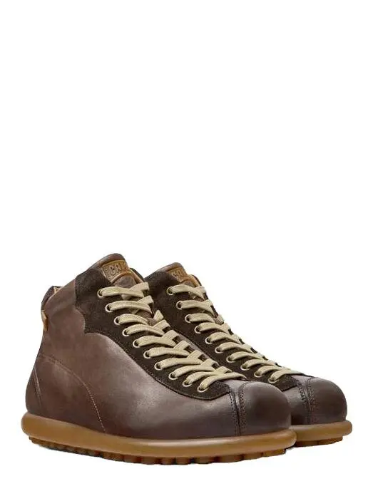 Camper Pelotas Ariel Mid-top Sneaker - Dark Brown