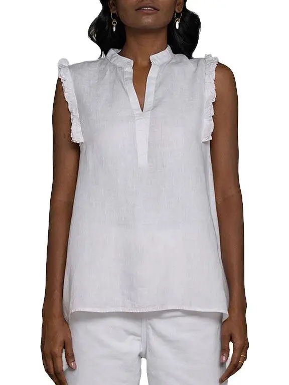 REISTOR Wind In My Hair V-neck Shirt - Coconut White