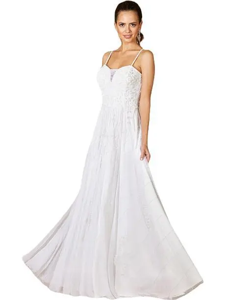 LARA NEW YORK Ginny Beaded Wedding Gown - Ivory