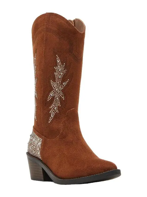 Steve Madden Jyeehah Western Boots - Brown