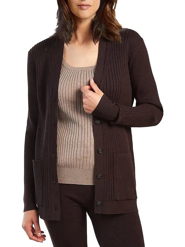 OYUN Oxford Cardigan - Acai
