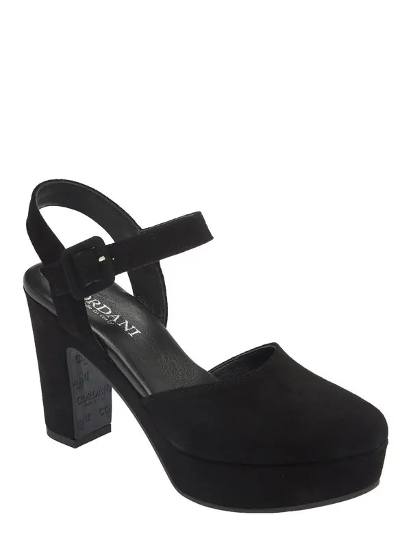 Cordani Torin Platform Pumps - Black Suede