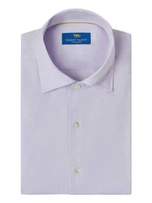 Robert Talbott Morgan Pinpoint Oxford Shirt - Lavender Oxford